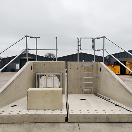 SFA Inlet and Outlet Headwalls