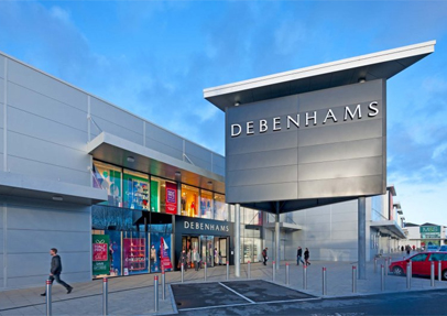 Doors and curtain walling for Debenhams