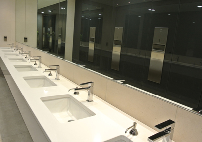 Maxwood Washrooms make smart work of city office makeover