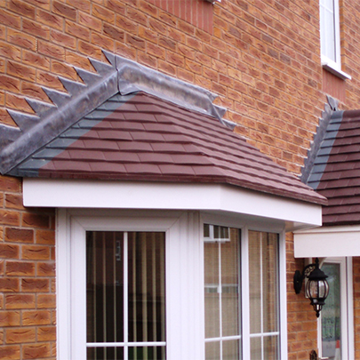 GRP Bay Window Roof Canopies (Stormking Plastics)