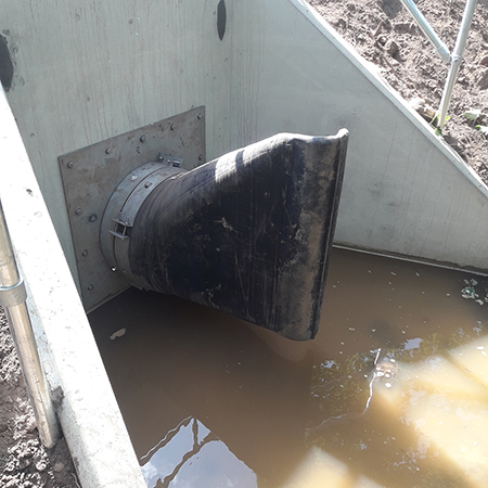 Headwalls with Tideflex Valves