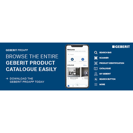 Geberit Pro app provides support at touch of button