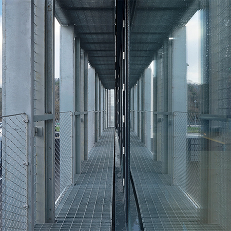 Terra-34 Architectural Grating used as facade for new extension at ...