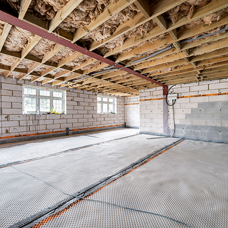 Structural Waterproofing Basement project using Delta Membrane products