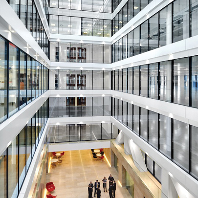 CONTRAFLAM® fire-resistant glass combines safety with style in the ...