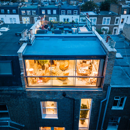 Glazing Vision are creating new spaces using the Skydoor Rooflight