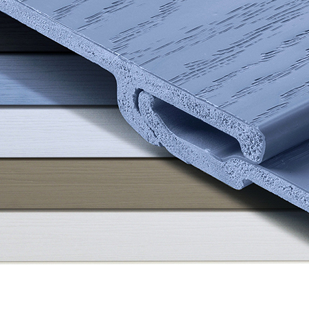 New England style with lightweight composite cladding