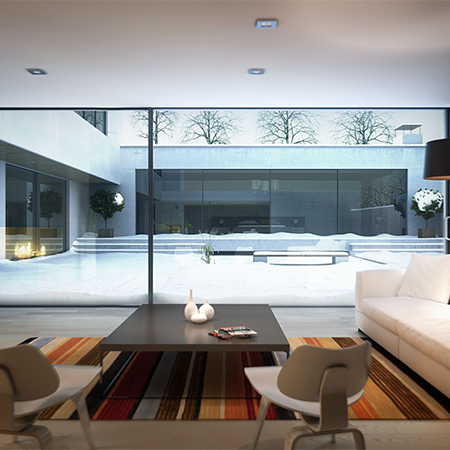 High-performance wall-to-wall glazing system delivers infinite views