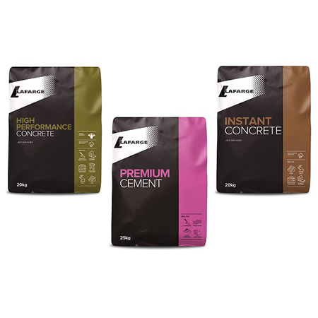 Lafarge cement packs a punch with trio of packed cement innovation