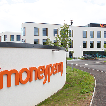 Sweeping curves & glittering bronze for Moneypenny HQ