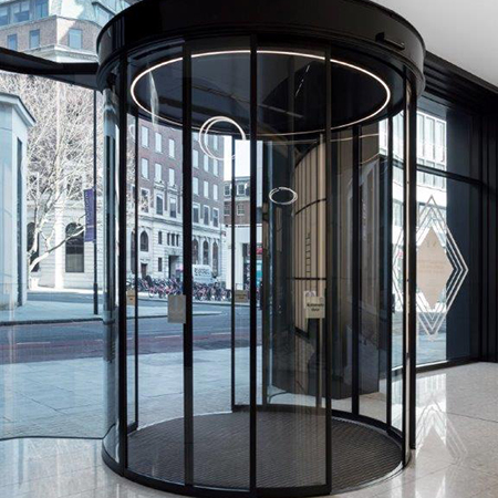 Circular sliding doors from GEZE for 1930s refurb