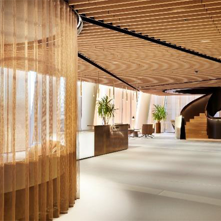 Superb London project boasts a Laudescher Linea ceiling by Acoustic ...