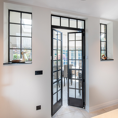Complex arched steel windows successfully manufactured and installed ...