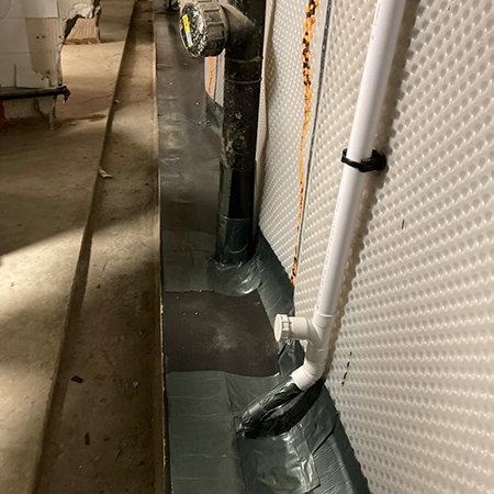 Remedial Basement Waterproofing to a Commercial Structure