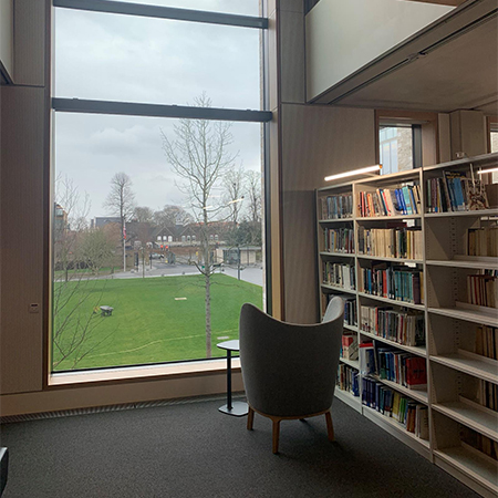 The Topakustik plank has been installed at Roehampton Uni's Library