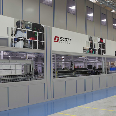 Industrial Partitioning Scheme at Scott Safety