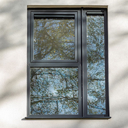 Profile 22 Optima windows fitted in contemporary new housing development