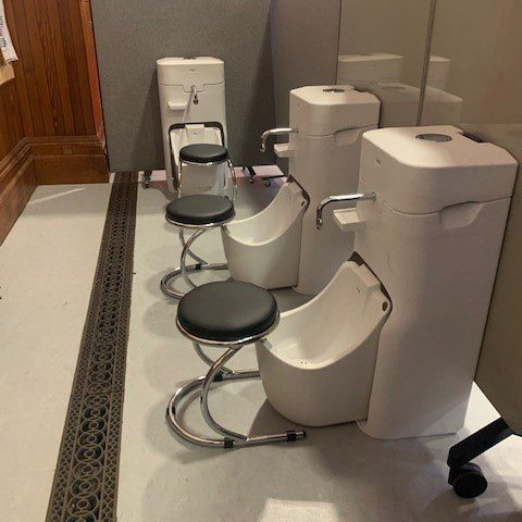 Providing ablution facilities for police stations and prisons