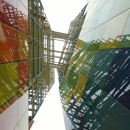 SentryGlas® interlayers for vibrant multi-coloured monument