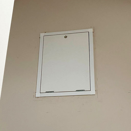 Vertical Wall Access Ladder makes use of wasted loft space