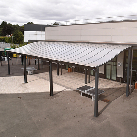 External canopy for Harbourn Academy outdoor learning area