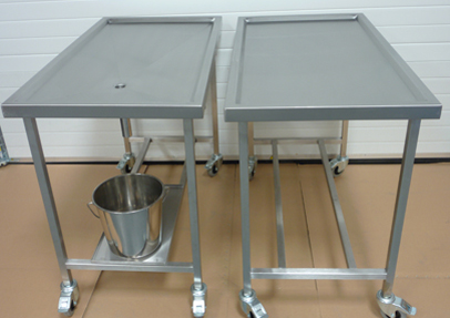 Stainless steel dissection tables for University of Liverpool ...