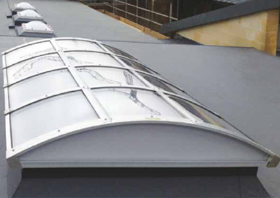 Sika Trocal roofing membrane for Bath university