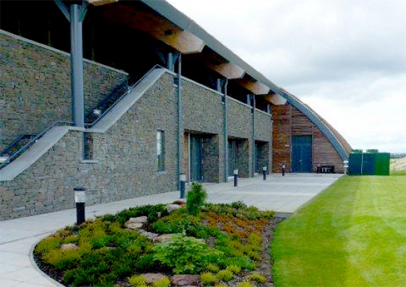 Curved roof and eaves for St Andrews Links Golf Club