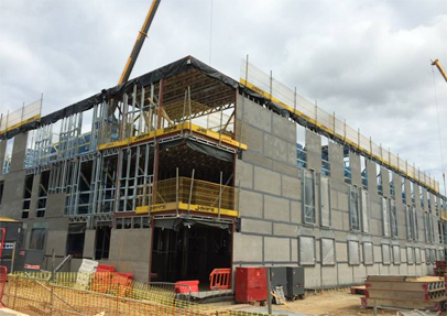 Total framing solution for Turing College student accommodation