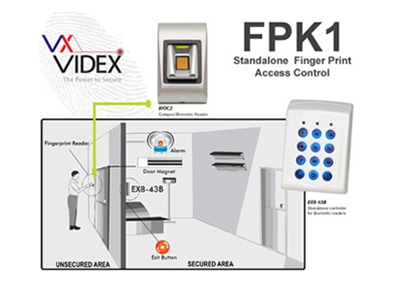 Videx introduce biometric access control