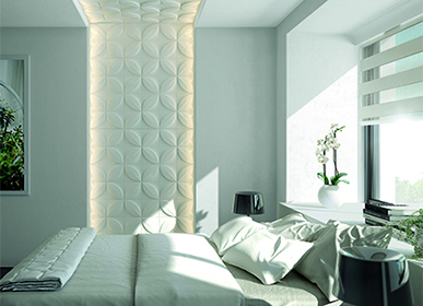 Refined living with 3-dimensional wall design