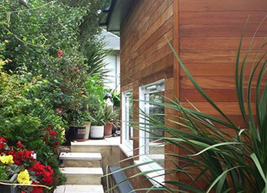 Garapa Cladding for Victorian house extension