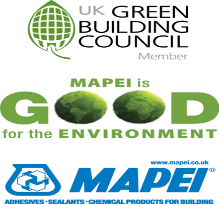 Mapei becomes a member of the UK’s Green Building Council (UK-GBC)