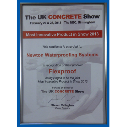 Newton FlexProof Wins The Most Innovative Product Of The Year Award At ...