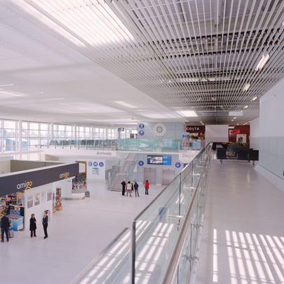 Floating ceiling is the perfect choice for Portsmouth Ferry Terminal