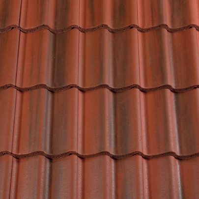 Two Redland profiled tiles now available in Rustic Red