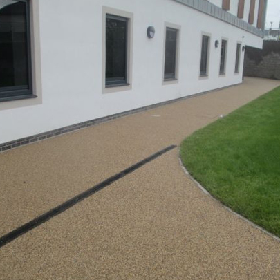 Ronacrete Resin Bound used at Cockermouth Hospital