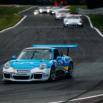 Cole chases podium in the N&C Carrera Cup GB race car