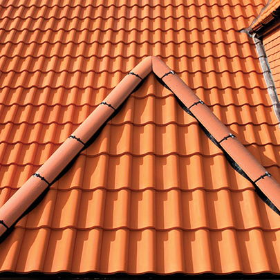 New build home uses new clay interlocking single pantile