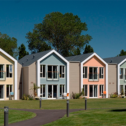 Butlins chalets come to life with Cedral Weatherboard