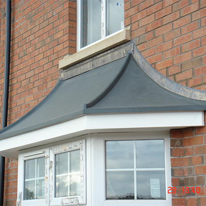 GRP Bay Window Roof Canopies Images