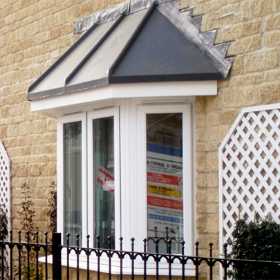 GRP Bay Window Roof Canopies (Stormking Plastics)