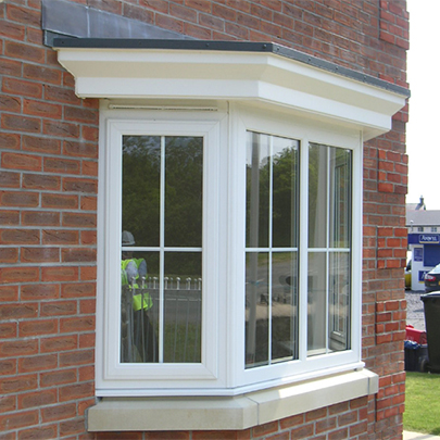 GRP Bay Window Roof Canopies (Stormking Plastics)