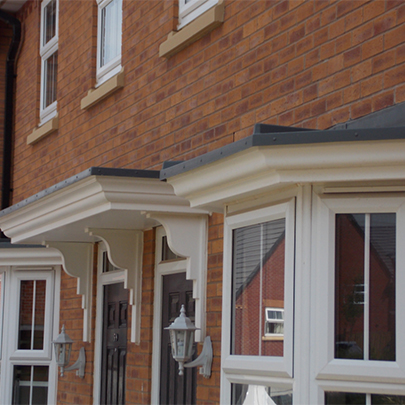 GRP Bay Window Roof Canopies (Stormking Plastics)