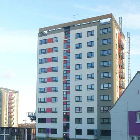 Flexcrete refurbishes 6 Tower Blocks in Leeds