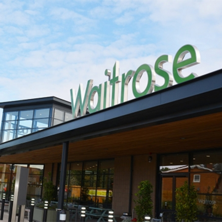 Street furniture for new Waitrose store
