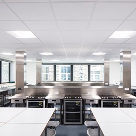 Metal fibre systems for new teaching block