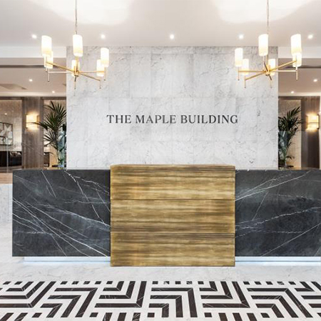 Steel windows for The Maple Building