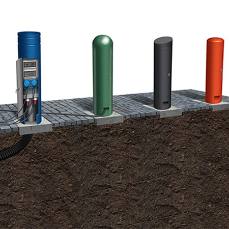 Bollards (Pop Up Power Supplies® Ltd)