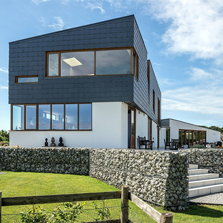 Vanguard rainscreen cladding for sustainable home